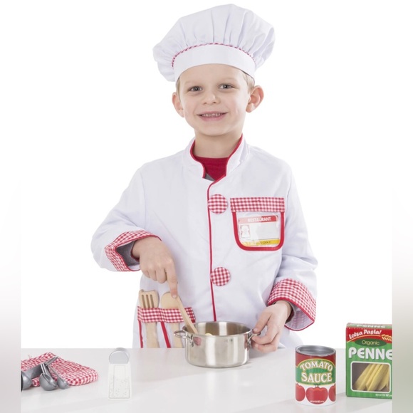 Melissa & Doug | Costumes | Melissa Doug Chef Halloween Costume Unisex ...